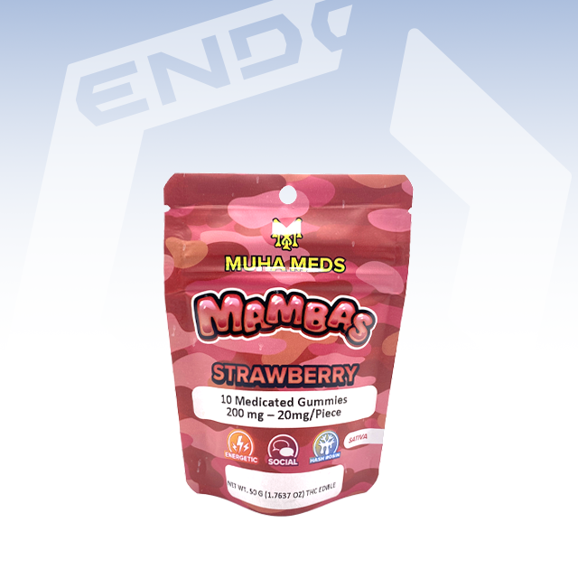 MUHA MEDS | STRAWBERRY HASH ROSIN GUMMIES | 200MG – Premium Cannabis ...