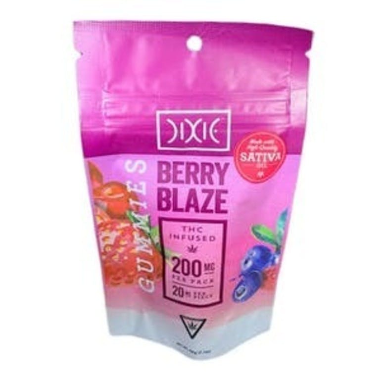 DIXIE | BERRY BLAZE GUMMIES | 200MG – Premium Cannabis Products Near Me